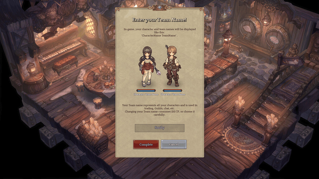 Stuck on enter team name - Gameplay Bug Report - Tree of Savior Forum