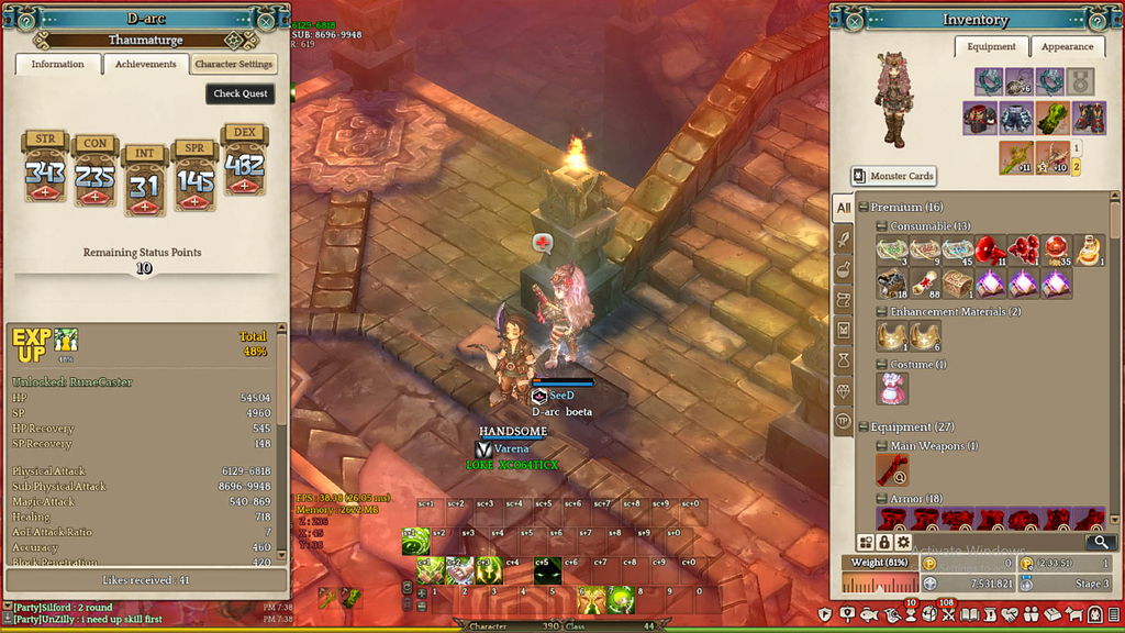 Bug class level 44 - Game Content - Tree of Savior Forum