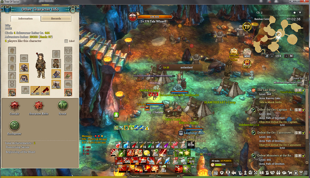 [BOT] Lenja SA - Baubas Cave - Bot Reports - Tree of Savior Forum