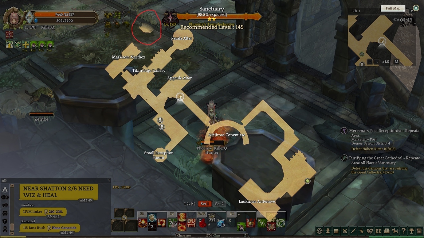 ์How to Complete 100% map explore at Santuary? - General Discussion ...