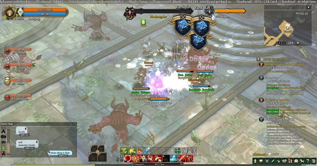 Calling the attention of imc "1 hit dmg in boss in chapel dungeon ...