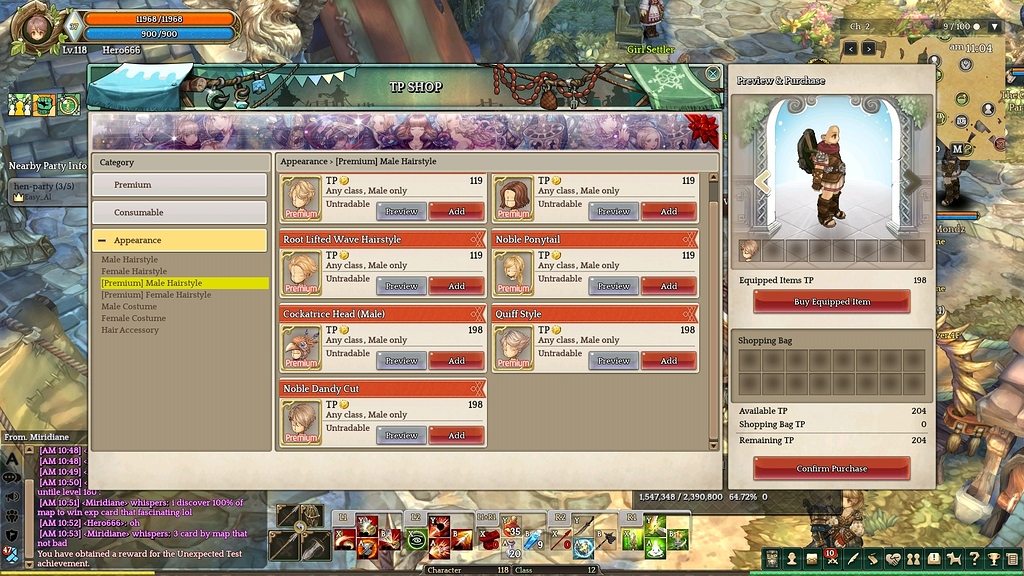 (Male Hairstyle) Noble Dandy Cut gone missing! - Graphics - Tree of ...