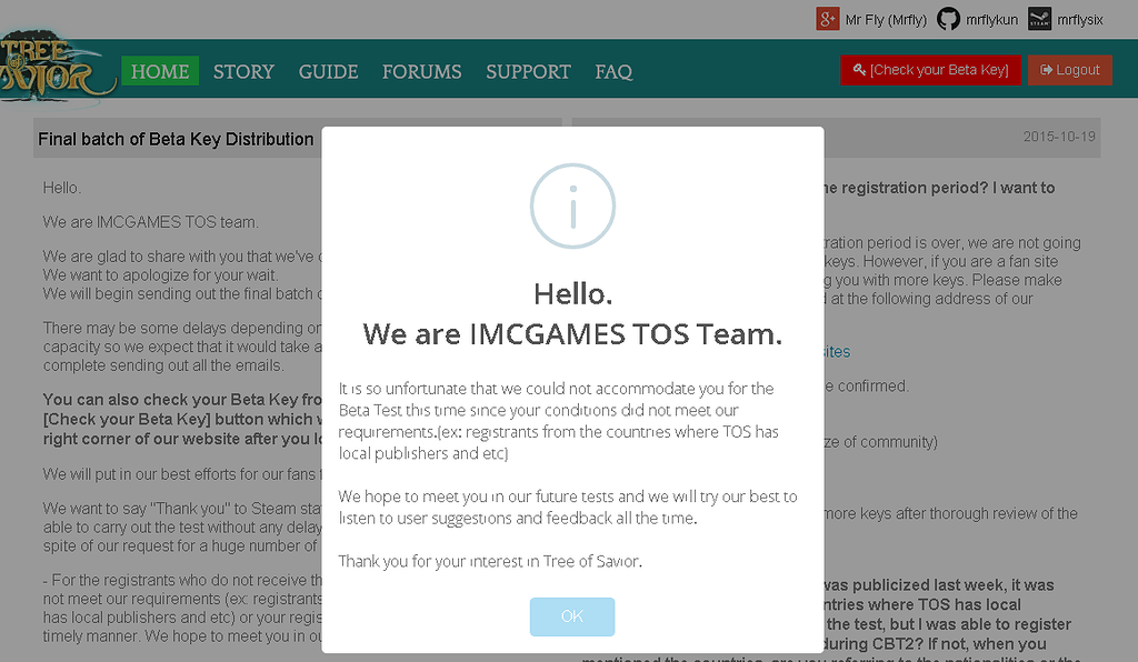 The key can still reach? - General Discussion - Tree of Savior Forum