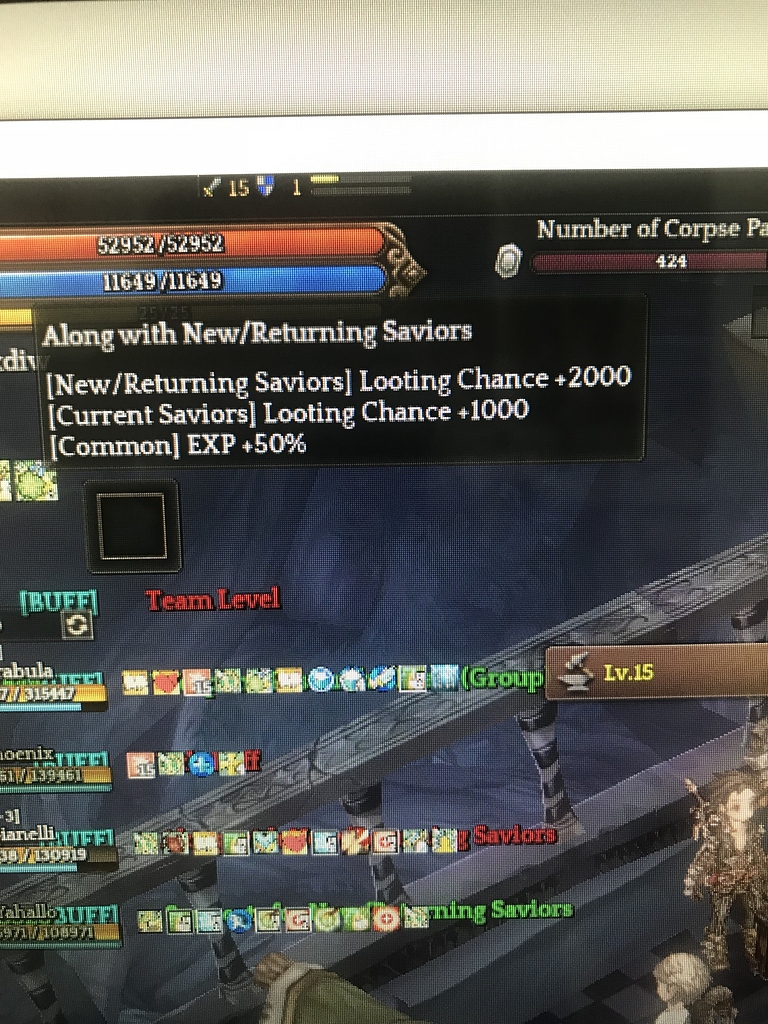 Returning player buff - Help Center - Tree of Savior Forum