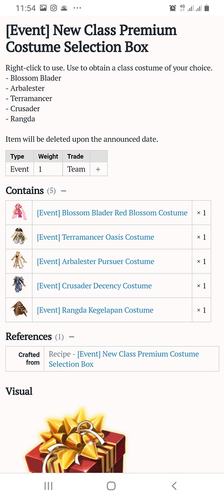 Please release more class costumes - Item and Equipment - Tree of ...