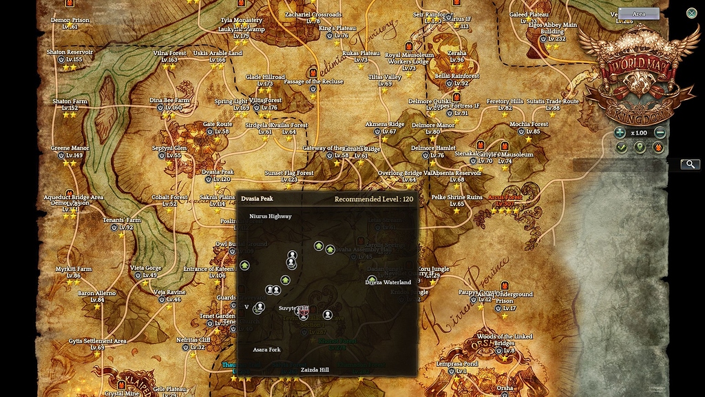 Map Exploration percentage are all 0% - Game Content - Tree of Savior Forum