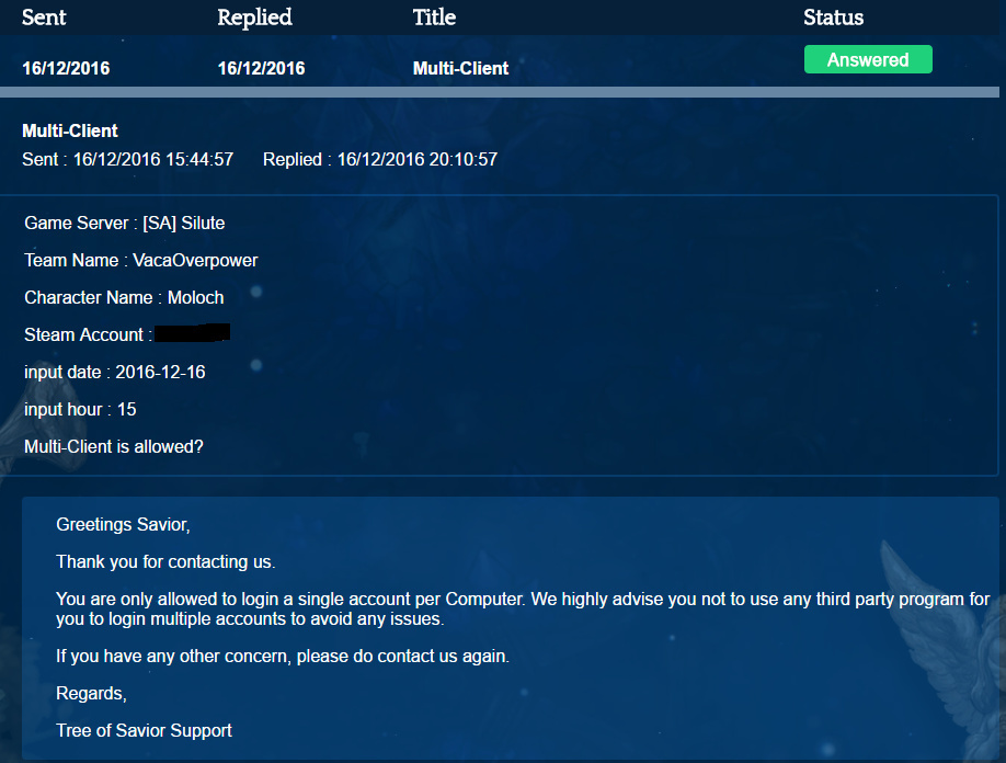 Let's talk about Multi-Client [With support response] - General ...