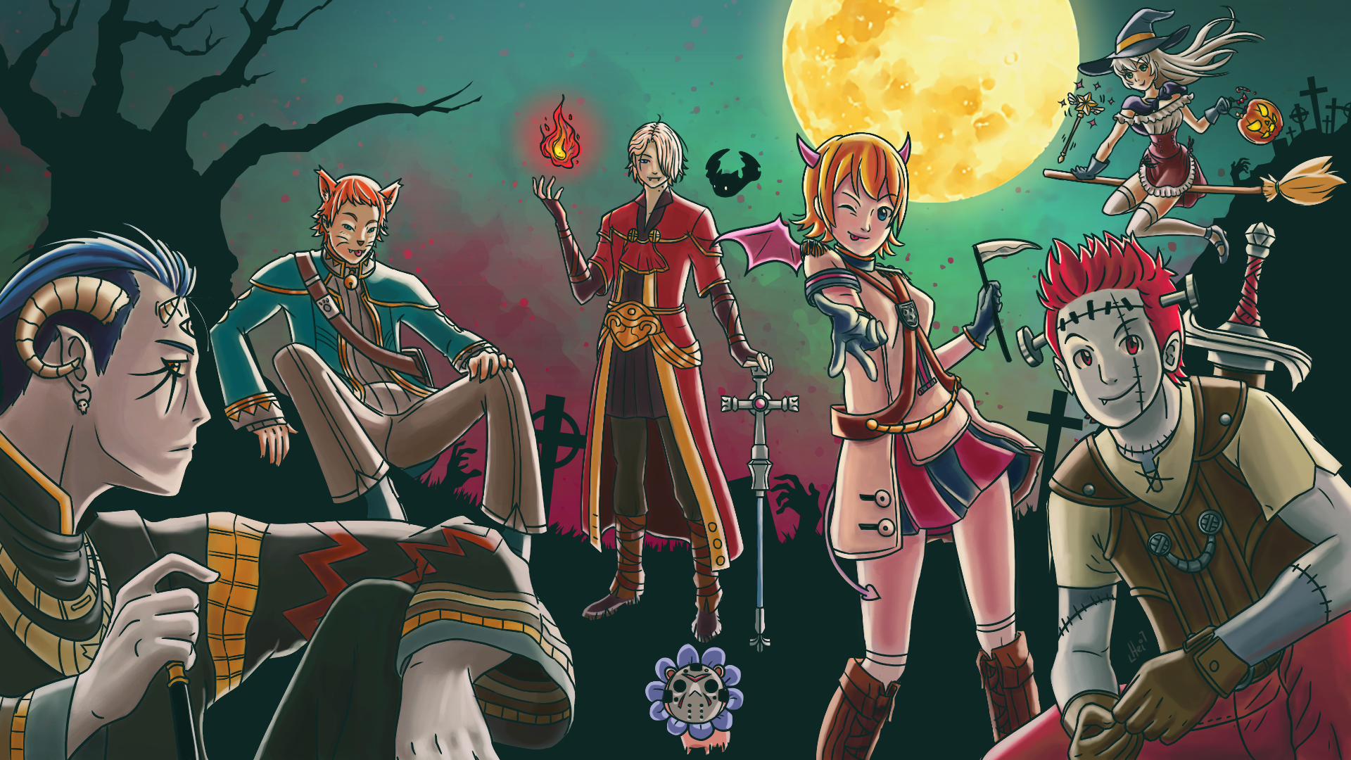 [SUBMIT] Halloween Costume Party! - Fan Art - Tree of Savior Forum