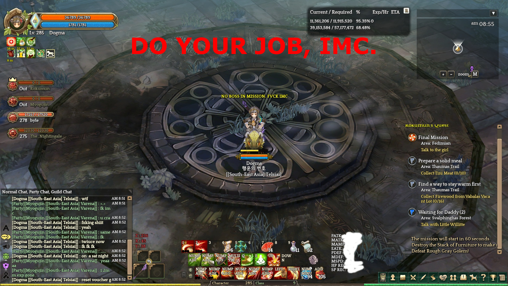 No boss in mission. Do your job IMC - General Discussion - Tree of ...
