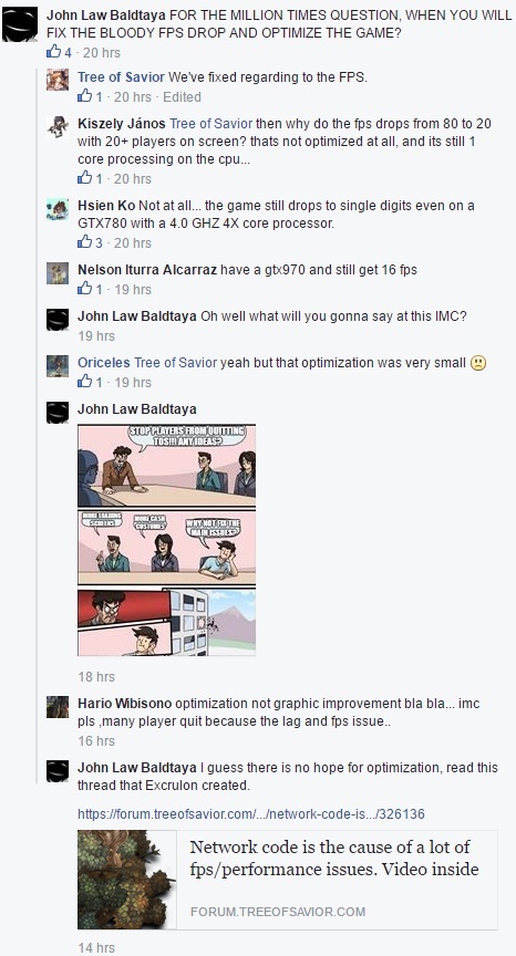 "IMC has fixed the FPS" - General Discussion - Tree of Savior Forum